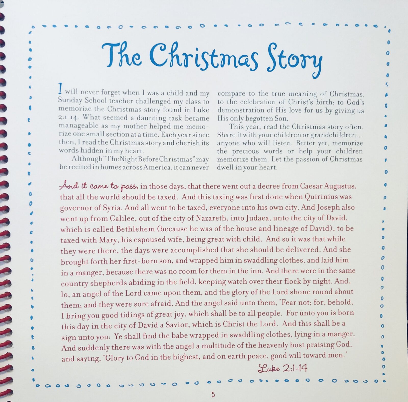 The Real Christmas Story, Christmas Devotional, Luke 2:34 | Debbie ...
